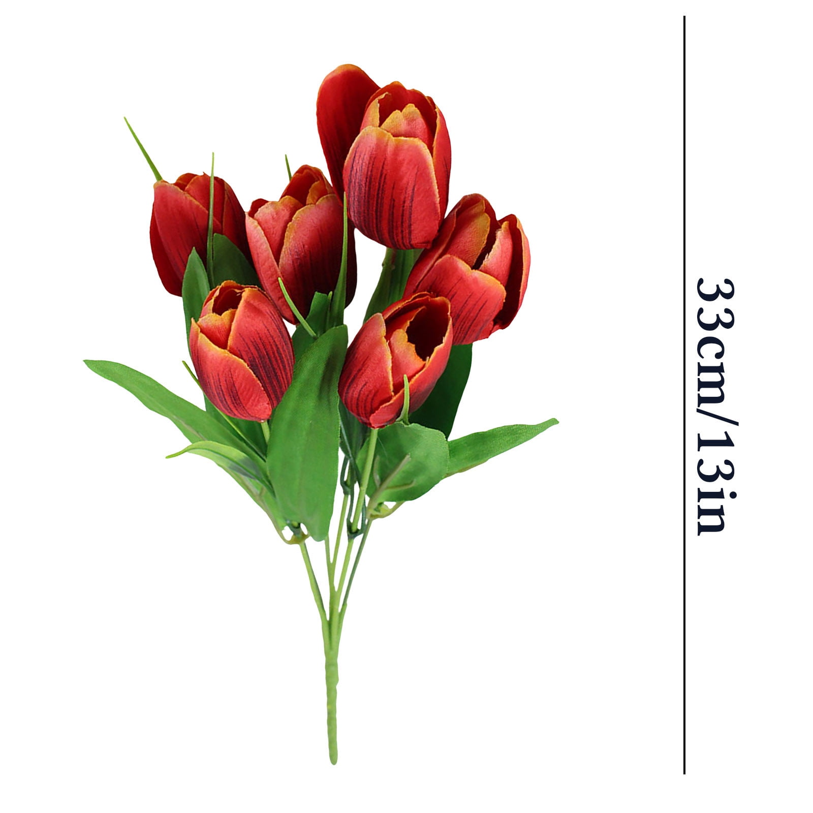 Click here for Slynshome Fake Tulips Artificial Flowers Bouquet R... prices