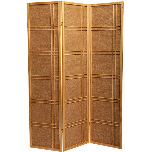 Legacy Decor 3 Panels Room Divider Privacy Screen Rattan Cane Webbing ...