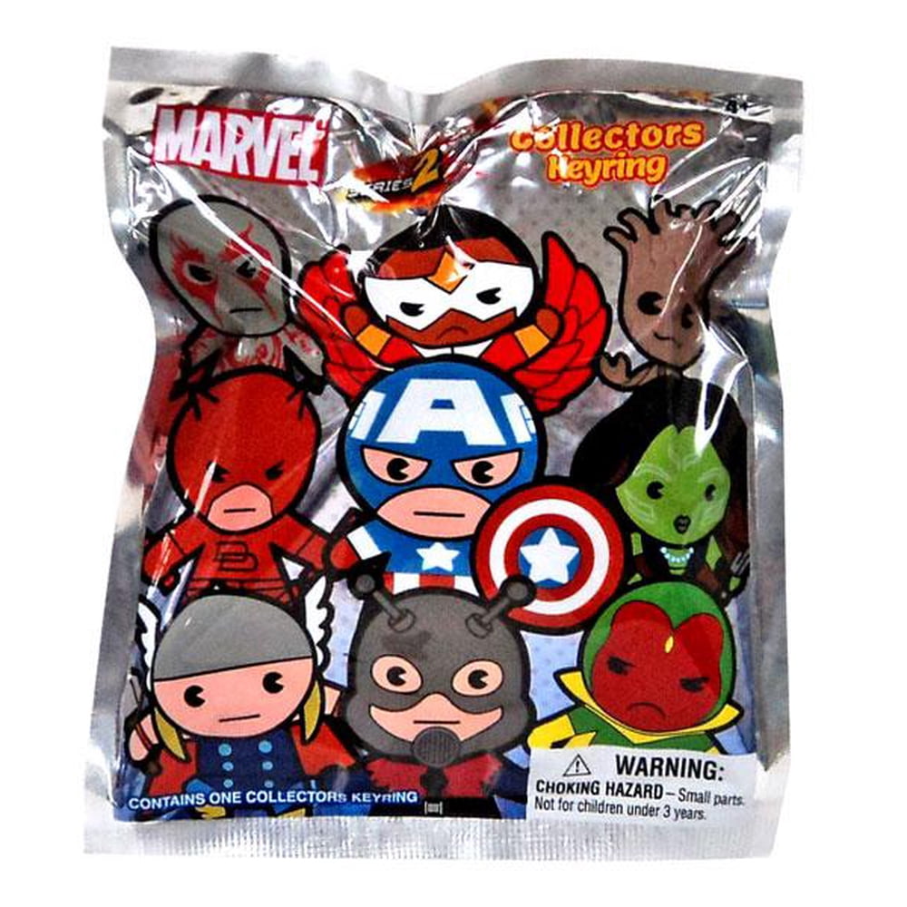 Marvel - Marvel Series 2 Blind Bag 3-D Figural Key Ring - Walmart.com ...