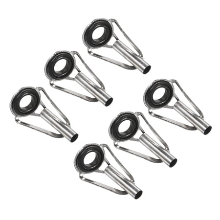 3.6mm Tube Dia Iron Fishing Rod Tips Repair Kit Ring Guide, 28 Pack ...