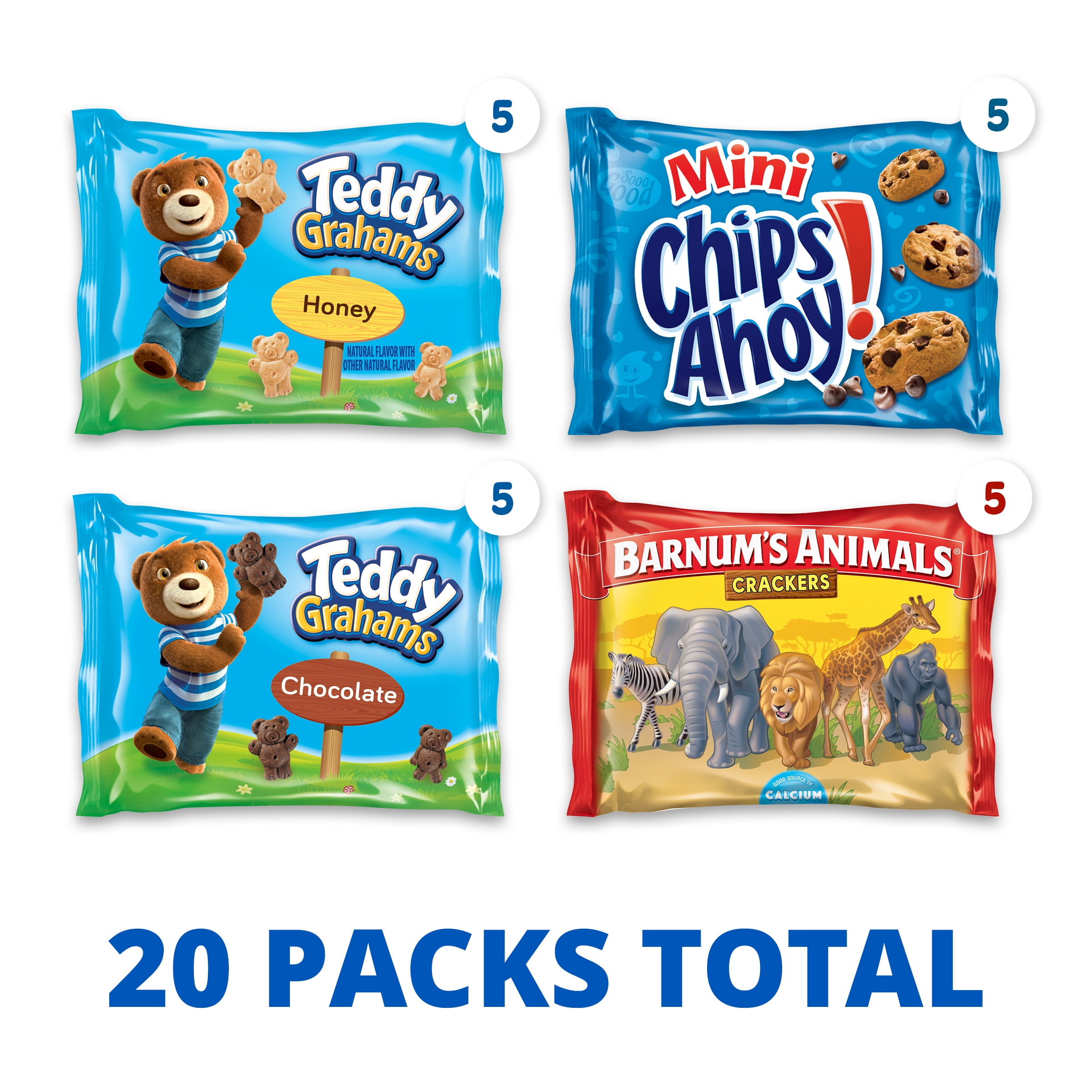 Buy Nabisco Fun Shapes Variety Pack, Barnum's Animal Crackers, Teddy ...