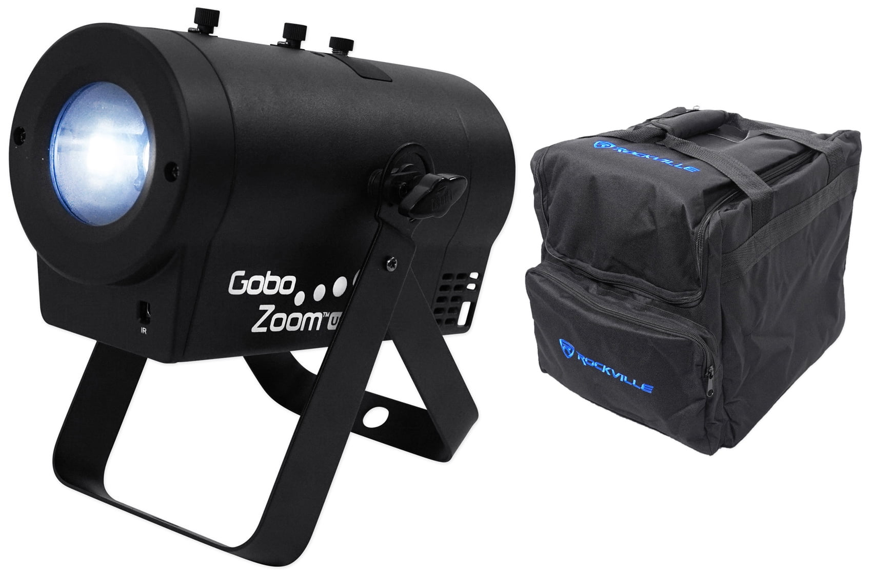 Chauvet DJ Gobo Zoom USB Compact Custom Gobo Projector Light W/10 Gobos ...