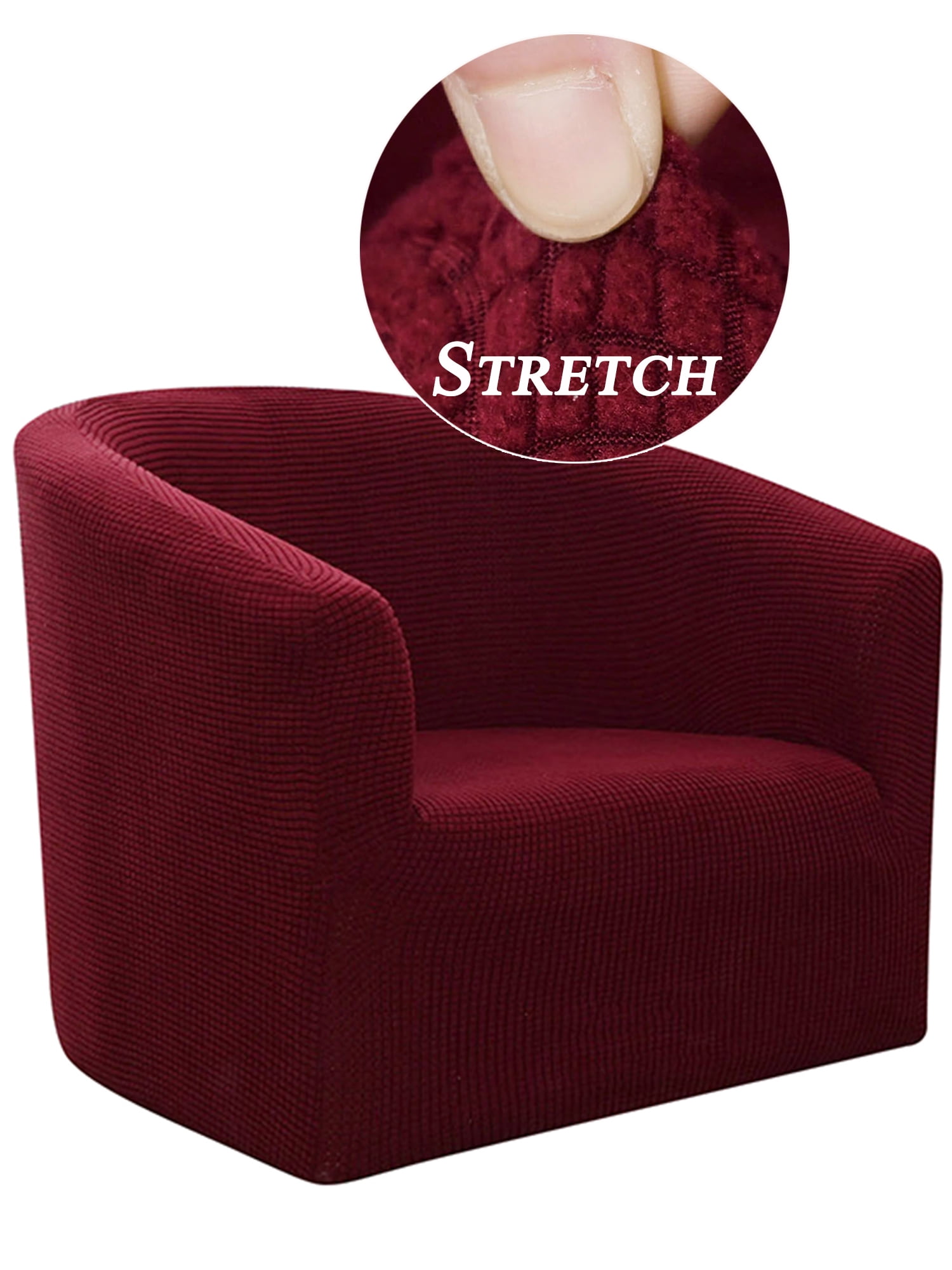 KBOOK Tub Chair Cover Club Chair Slipcover Stretch Armchair Cover ...