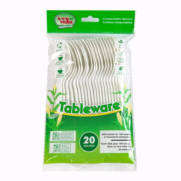 Verka Greenline Spoon, Biodegradable spoon - Walmart.ca