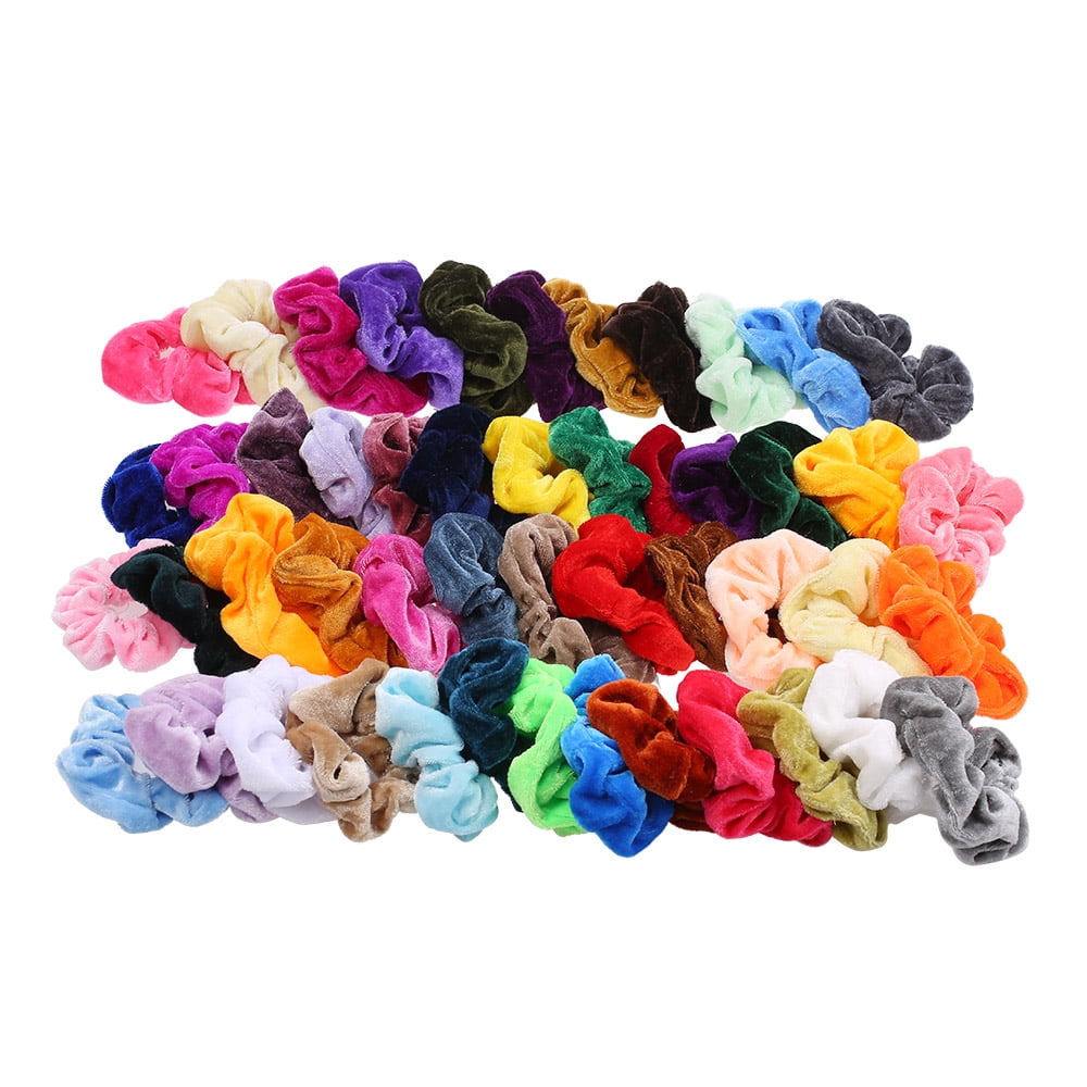Click here for Amdohai 50pcs Hair Scrunchies Elastic Hair Bands T... prices