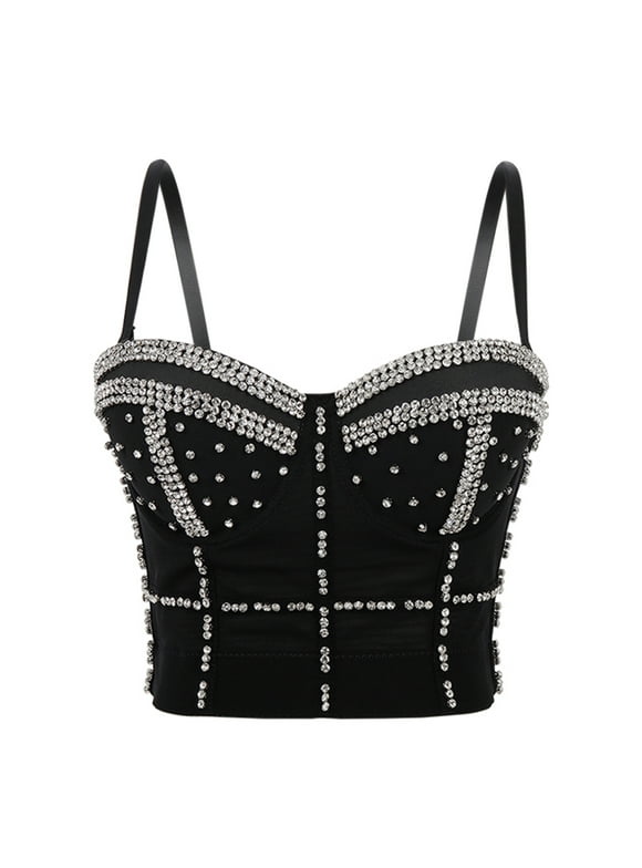 Rhinestone Bra
