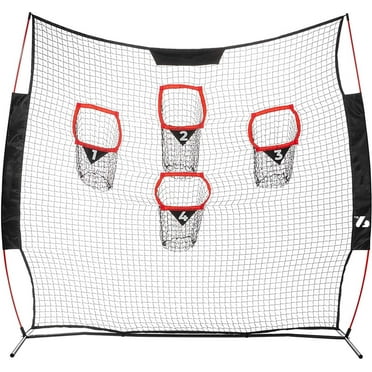 GoSports 8' x 8' Football Throwing Net - Heavy Duty Practice Trainer ...