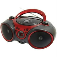 Blackweb Bluetooth CD Player with FM Radio, Red and Black - Walmart.com