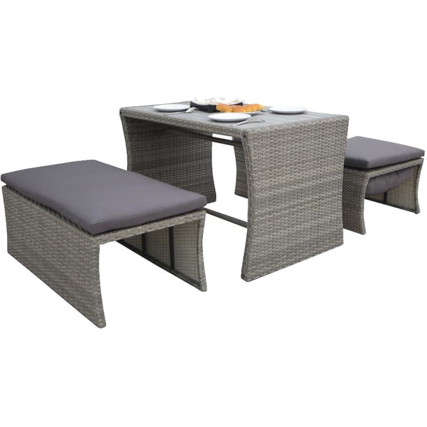 Venice Convertible Chat Set - 4 Piece - Walmart.ca