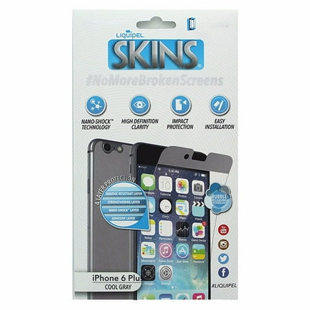 Liquipel Skins Front & Back Screen Protector for iPhone 6S Plus / 6 ...
