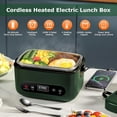 1.2L Cordless Lunch Box - 20000mAh Portable Warmer with 5-Sided Heating ...