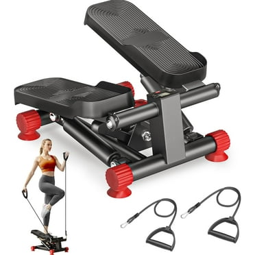 Steppers for Exercise, Mini Stair Stepper with Resistance Bands at Home ...