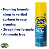 Zep Foaming Glass Cleaner, 19 oz (Case of 4), Streak-Free, Commercial ...