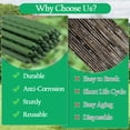 Bibana 25PCS 48 in Plant Stakes Garden Tomato Sticks Plant Stakes ...