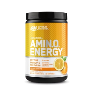 Optimum Nutrition Amino Energy, Essential Amino Acids Powder, Flavored ...