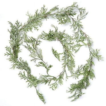 Factory Direct Craft Artificial Vinyl Juniper Pine Garland with ...