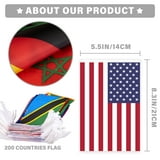 DANF FLAG 200 Countries String Flag Bunting Banner 184 ft Outdoor ...