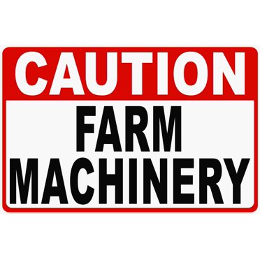 Attention Private Farm No Trespassing Sign - Walmart.com