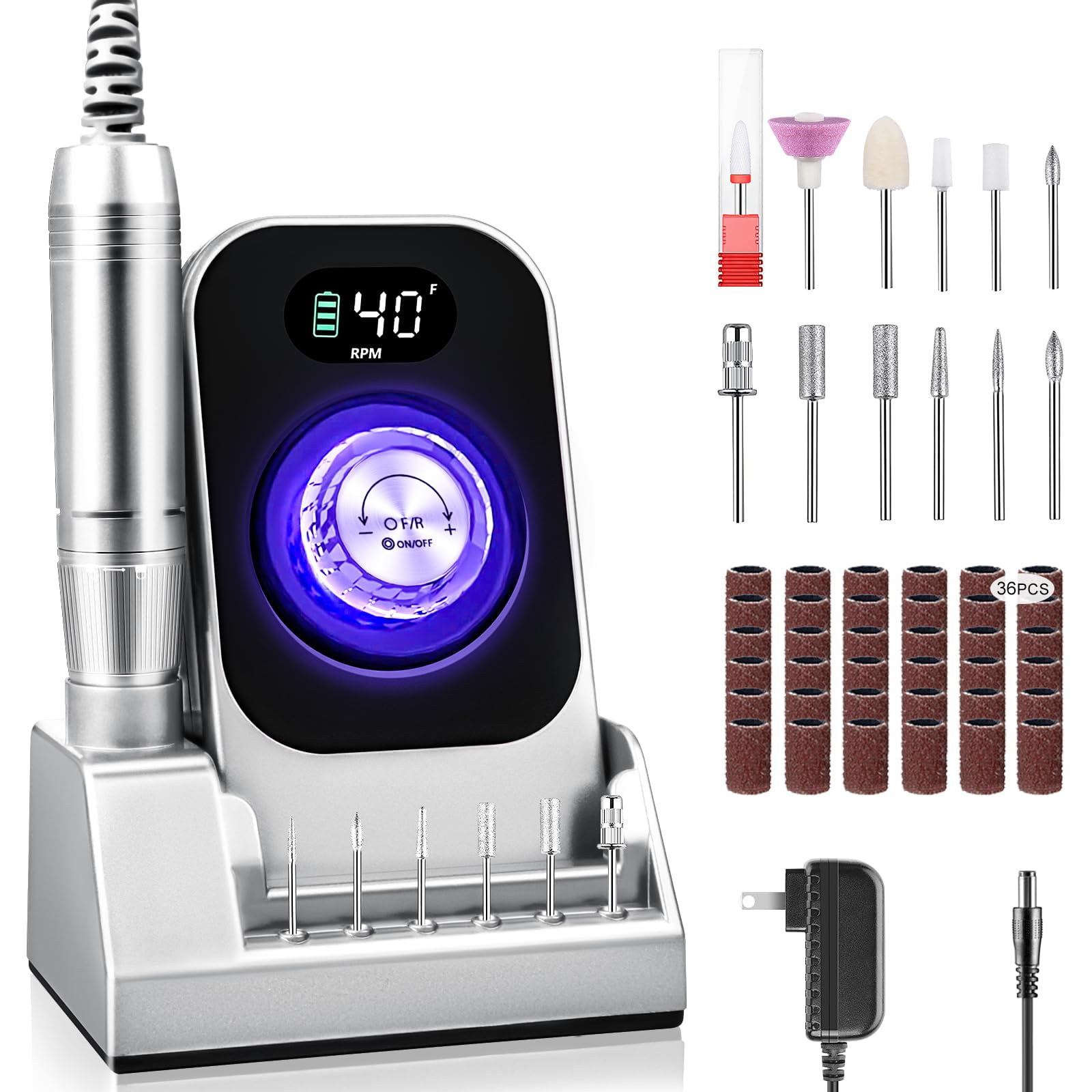 Click here for Professional Nail Drill  Urbuti 40000rpm Rechargea... prices