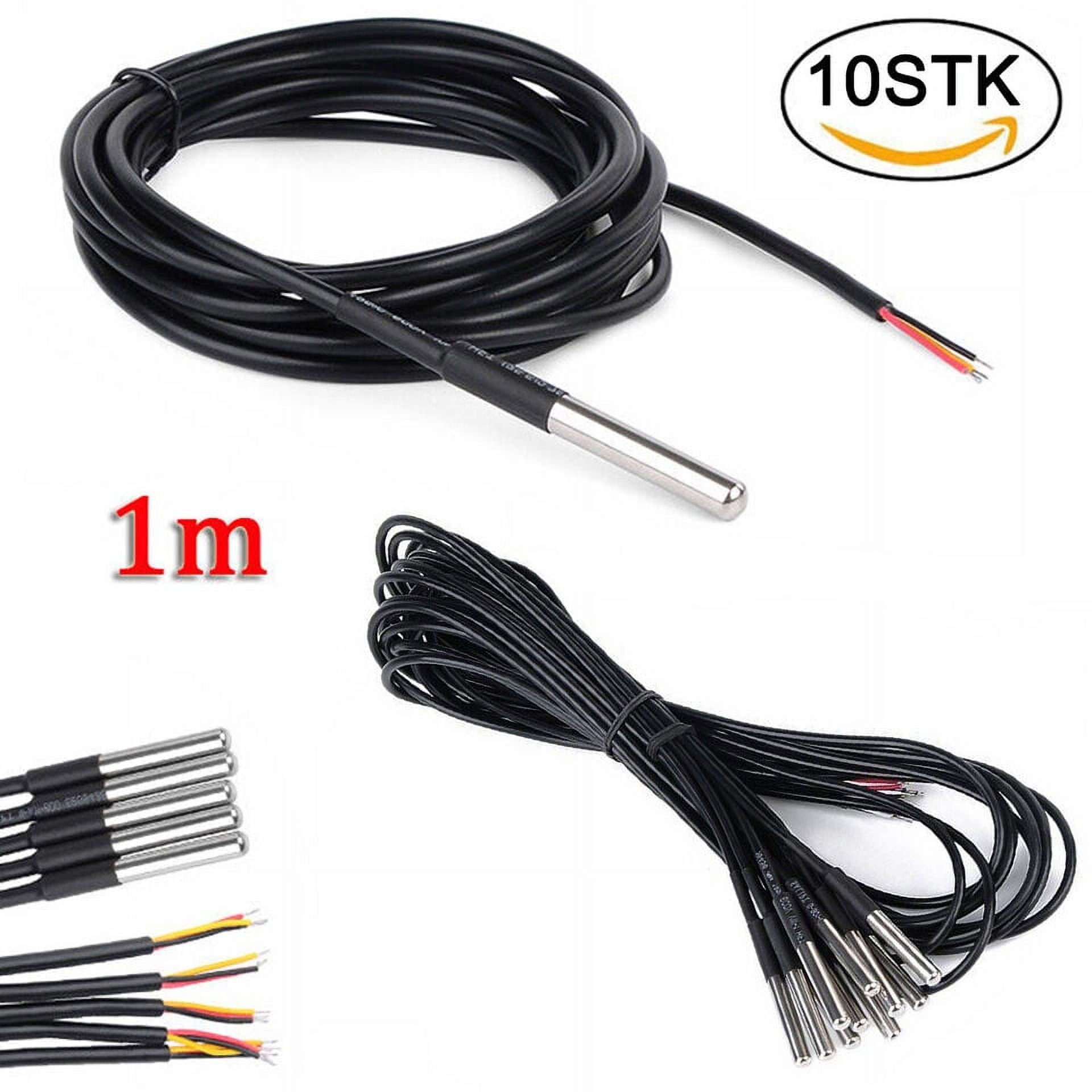 10x Sensor de temperatura DS18B20 Sensor térmico digital Sensor de ...