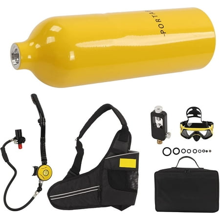 Diving Tank Kit, 1L Mini Scuba Diving Tank Pressure Relief Valve Kit ...