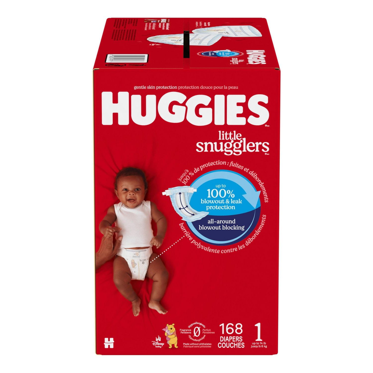 Huggies Little Snugglers Baby Diapers, Mega Colossal Pack, Size NB-5 ...