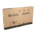 Pen + Gear Large Universal Packing Moving Box w/Cushioning, Fits TVs up ...