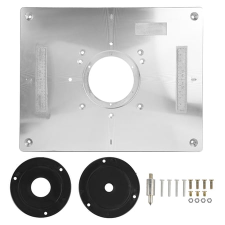 Yosoo 300mm x 235mm x 9.5mm DIY Router Table Insert Plate and Insert ...