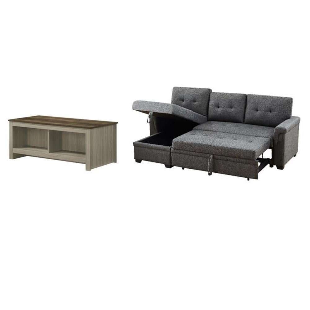 Click here for Pemberly Row Set Of 2 Gray Coffee Table And Revers... prices