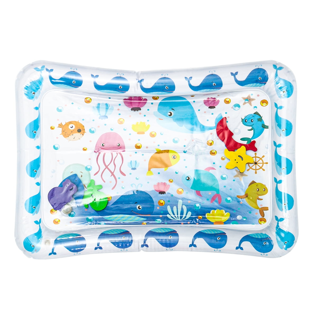 Inflatable Baby Water Mat Kids Play Mat Pad Cushion Early Education For ...
