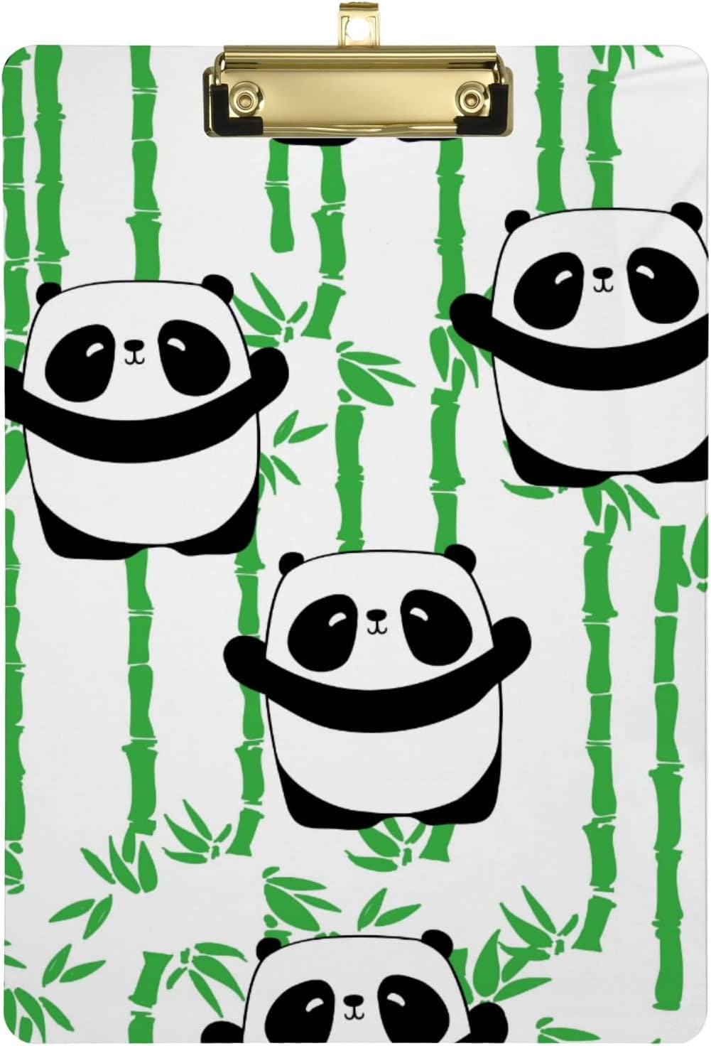 FMSHPON Panda Bamboo Clipboard Hardboard Wood Nursing Clip Board and ...
