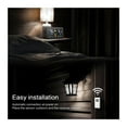Digital Color Weather Clock with Wireless Outdoor Sensor Indoor/Outdoor ...