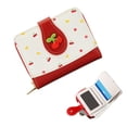 Compact Wallet for Women Pu Leather Credit Card Holder Large Capacity ...