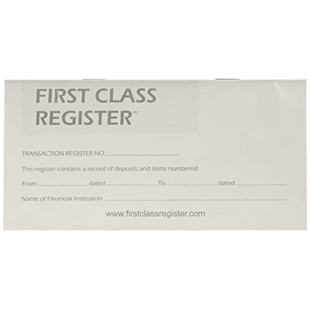 5 Checkbook Registers 2018-2019-2020 Calendars by First Class Register ...
