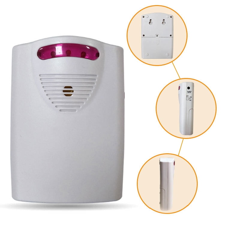 Infrared White Wireless Home Security Motion Detector Sensor Human Body ...