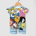 Adventure Time Animated Baby One-Piece Rompers Summer Short Sleeve ...