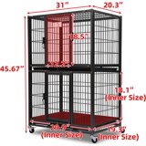 Homey Pet New 31" Pet Cage and Durable Plastic Black Tray (Undetchable ...