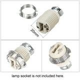 Uxcell G9 Light Socket Rings Lamp M20 Shade Holder Adapter Ring Zinc ...