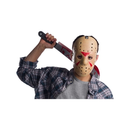 Adult Halloween Face Set: Friday The 13th Jason Voorhees Mask and ...