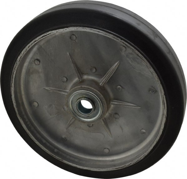 Value Collection 8 Inch Diameter x 1-5/8 Inch Wide, Rubber Caster Wheel ...