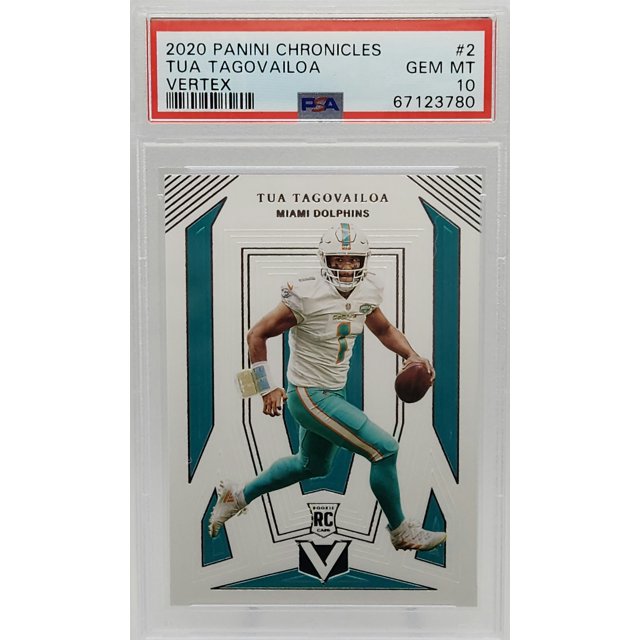 Tua Tagovailoa Dolphins 2020 Panini Chronicles Vertex Rookie Card #V-2 ...