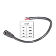 12V 24V Power Supply Cable 5.5x2.1mm Female to Bare Wire Direct Current ...