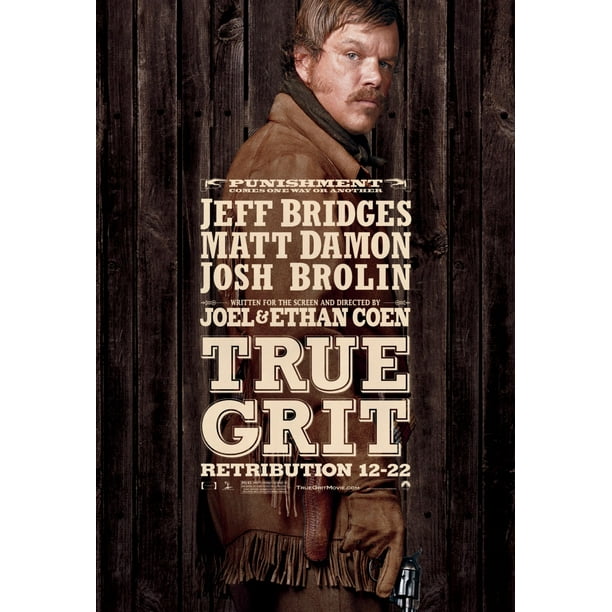 True Grit Movie Poster Entertainment Decor Art Poster 24x36 Unframed ...