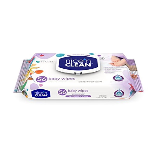 Nice 'n Clean Sensitive Skin Baby Wipes, 56 Count - Walmart.ca