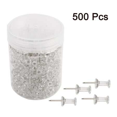 500 Pcs 3/8 Inch Push Pins Thumb Tacks for Home Office Cork Boards Map ...