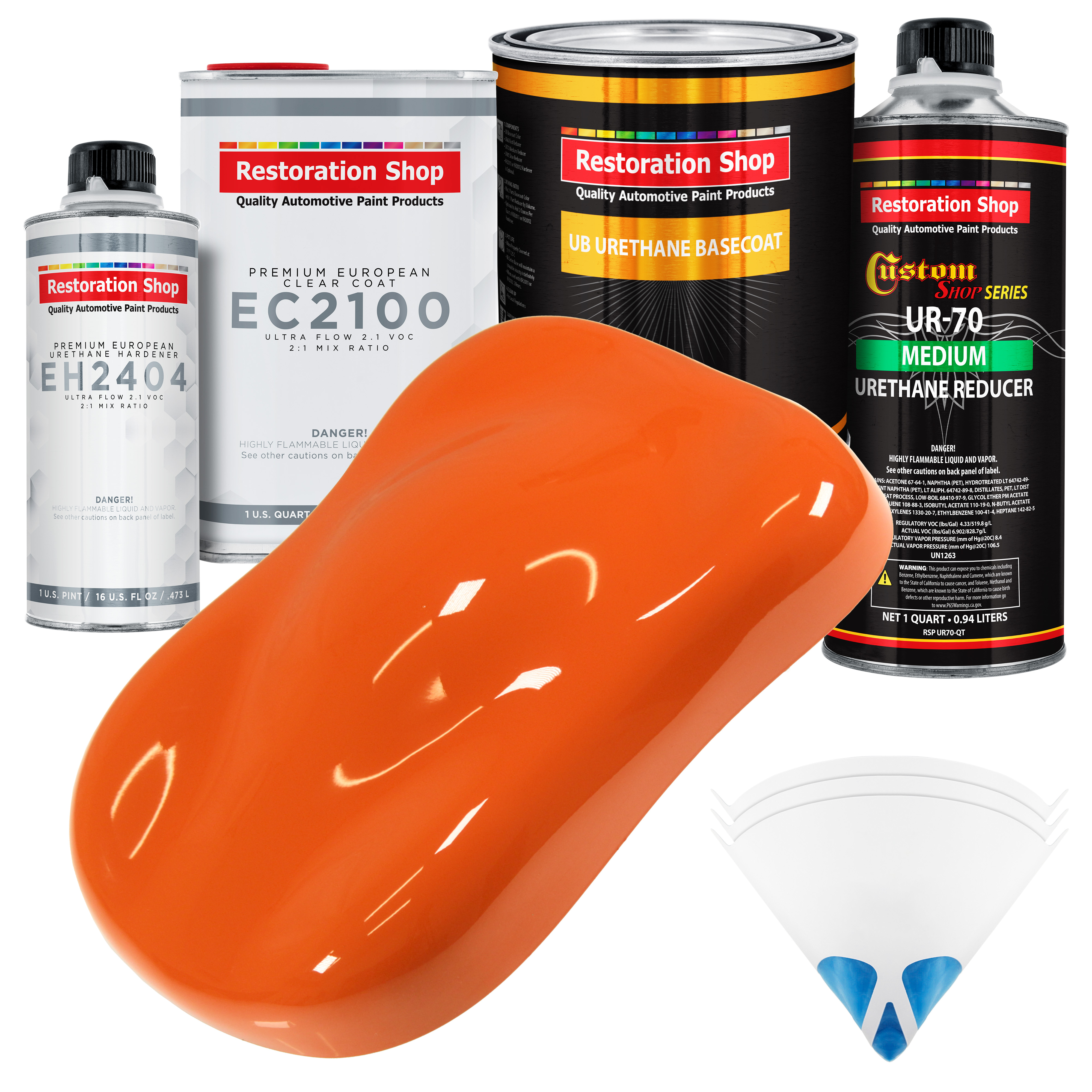 Restoration Shop - Sunset Orange Urethane Basecoat with European ...