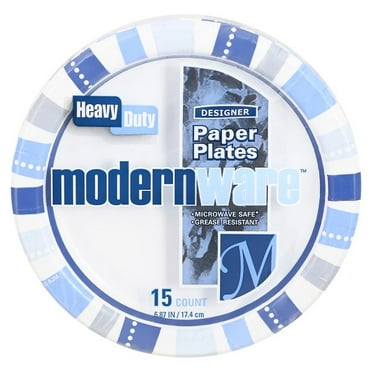 AJM 10 In. ModernWare Paper Plate (10-Count) DP10MW032010AGI - Walmart.com