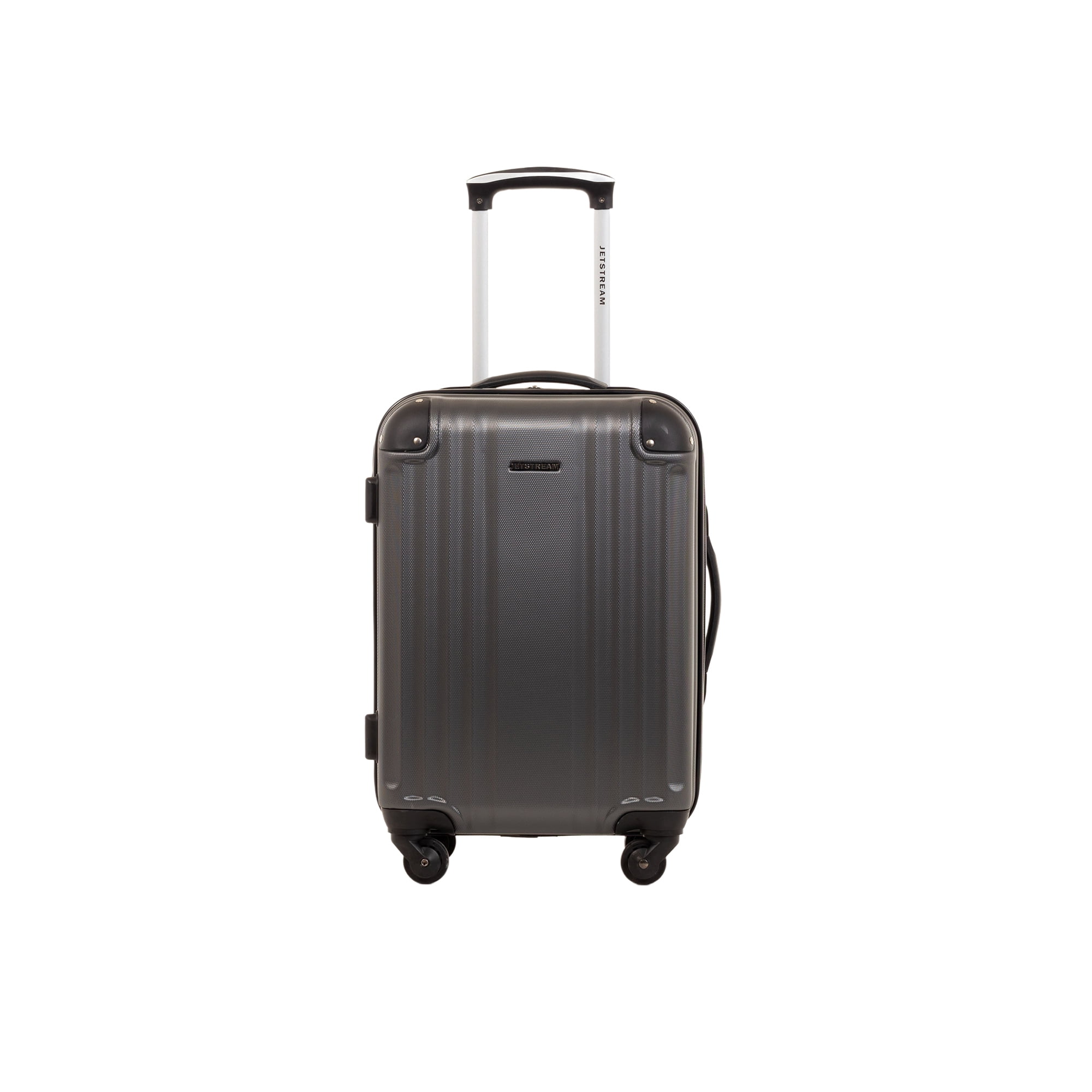 Jetstream 20-inch Hardside Rolling Spinner Carry-on Luggage, Charcoal ...