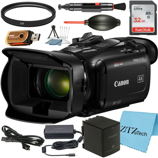 Canon Vixia HF G70 UHD 4K Camcorder with SanDisk 32GB Memory Card + UV ...