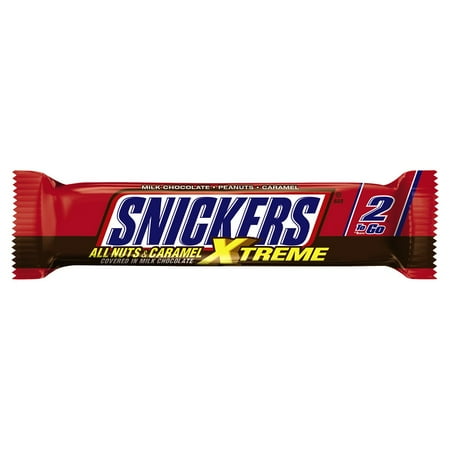 Snickers, Extreme All Nuts & Caramel, 3.59 Oz - Walmart.com